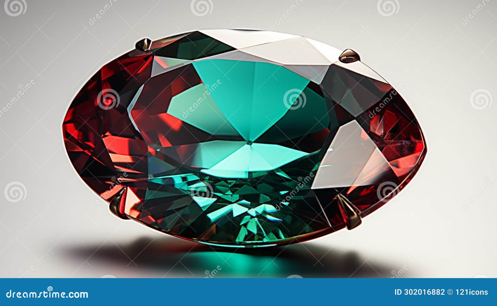 A Ruby and Emerald Isolated on Transparent Background Stock ...