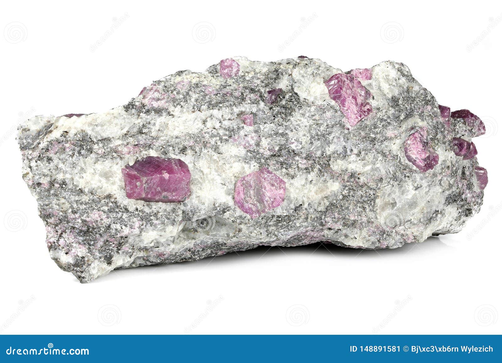 Ruby en matriz imagen de archivo. Imagen de roca, preciosamente - 148891581