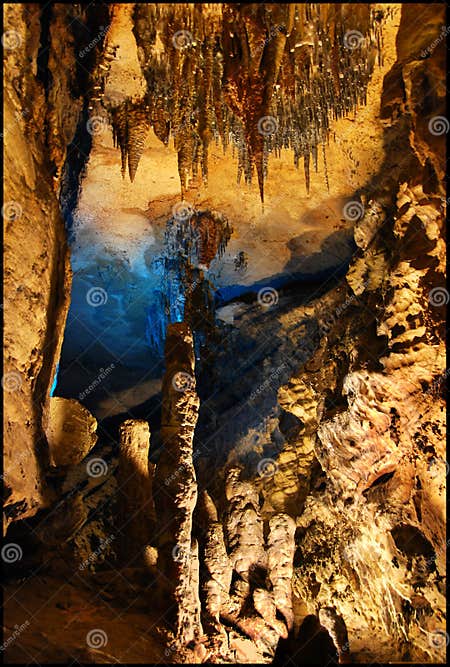 Ruby Falls Cave stock image. Image of stalactite, cave - 9725439