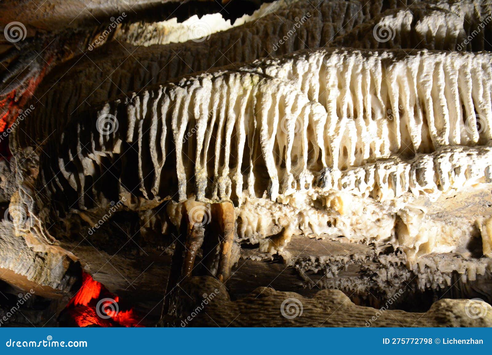 Ruby Falls cave stock photo. Image of quail, formation - 275772798
