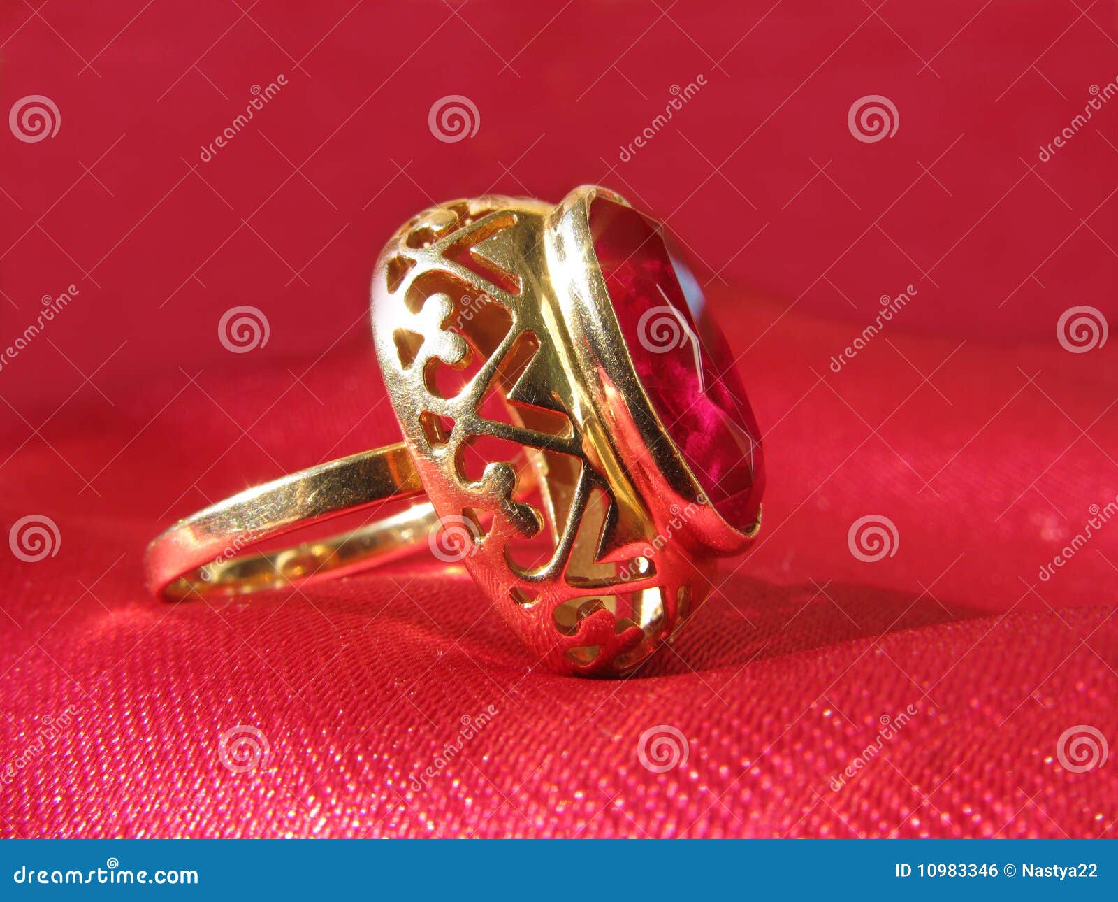 Ruby gold ring stock photo. Image of elegance, gift, diamond - 10983346