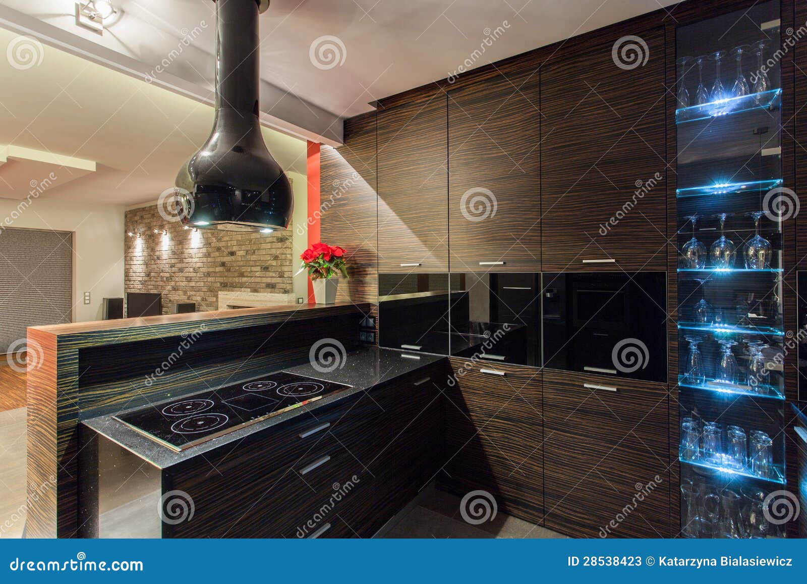 Ruby house - Brown kitchen stock image. Image of kitchen - 28538423