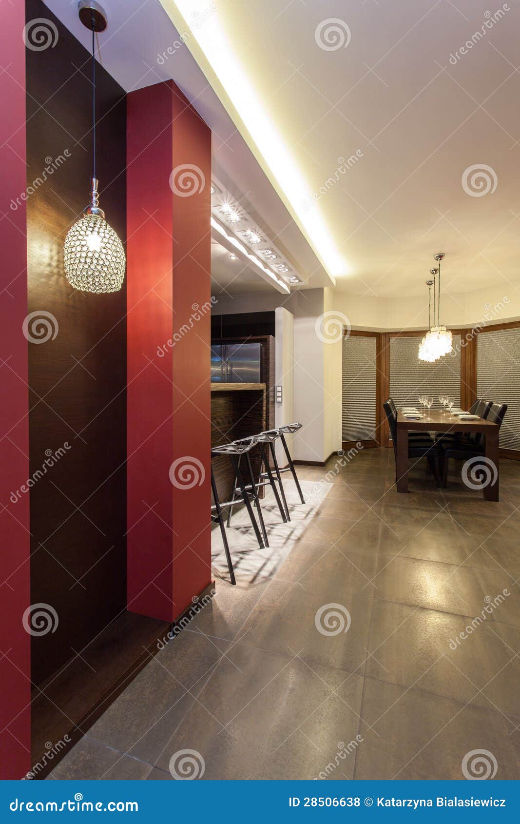 Ruby house - Dining room stock photo. Image of kitchen - 28506638