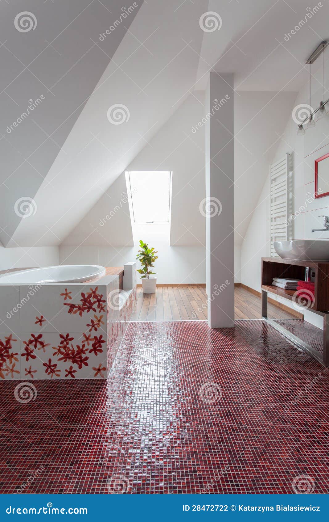 Ruby House - Modern Bathroom Stock Photo - Image of basin, inside: 28472722