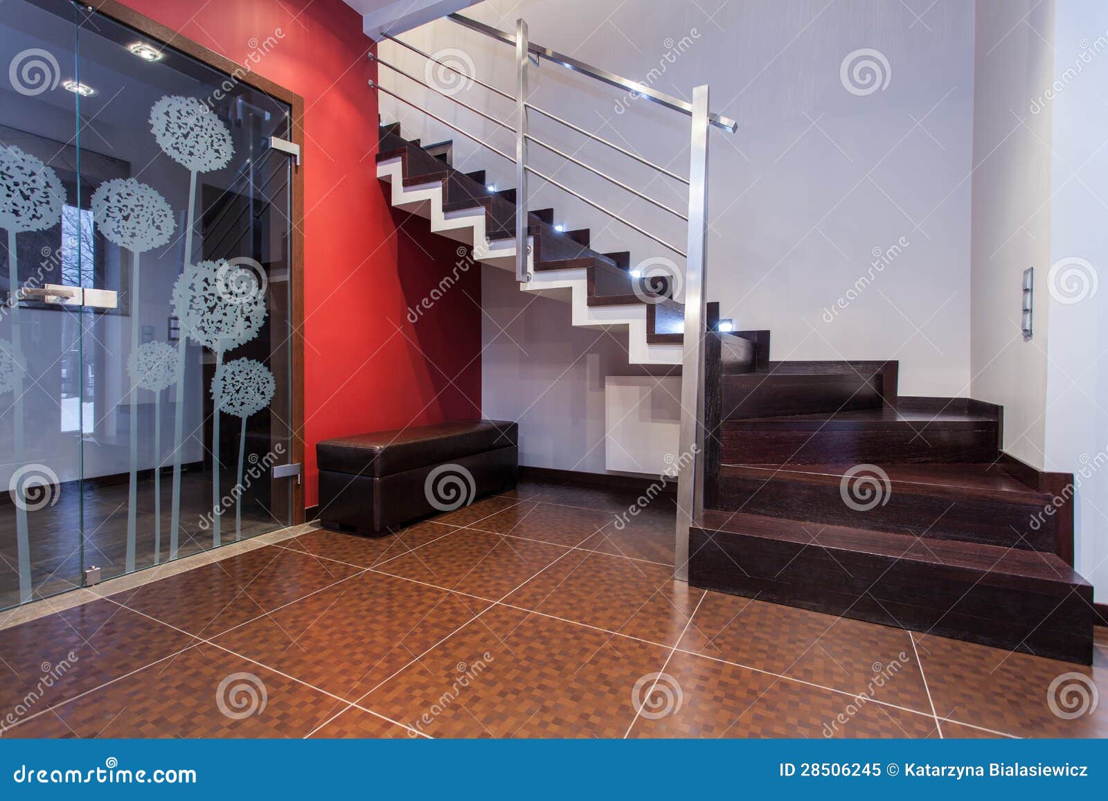Ruby House - Modern Staircase Stock Image - Image of modern, decor ...