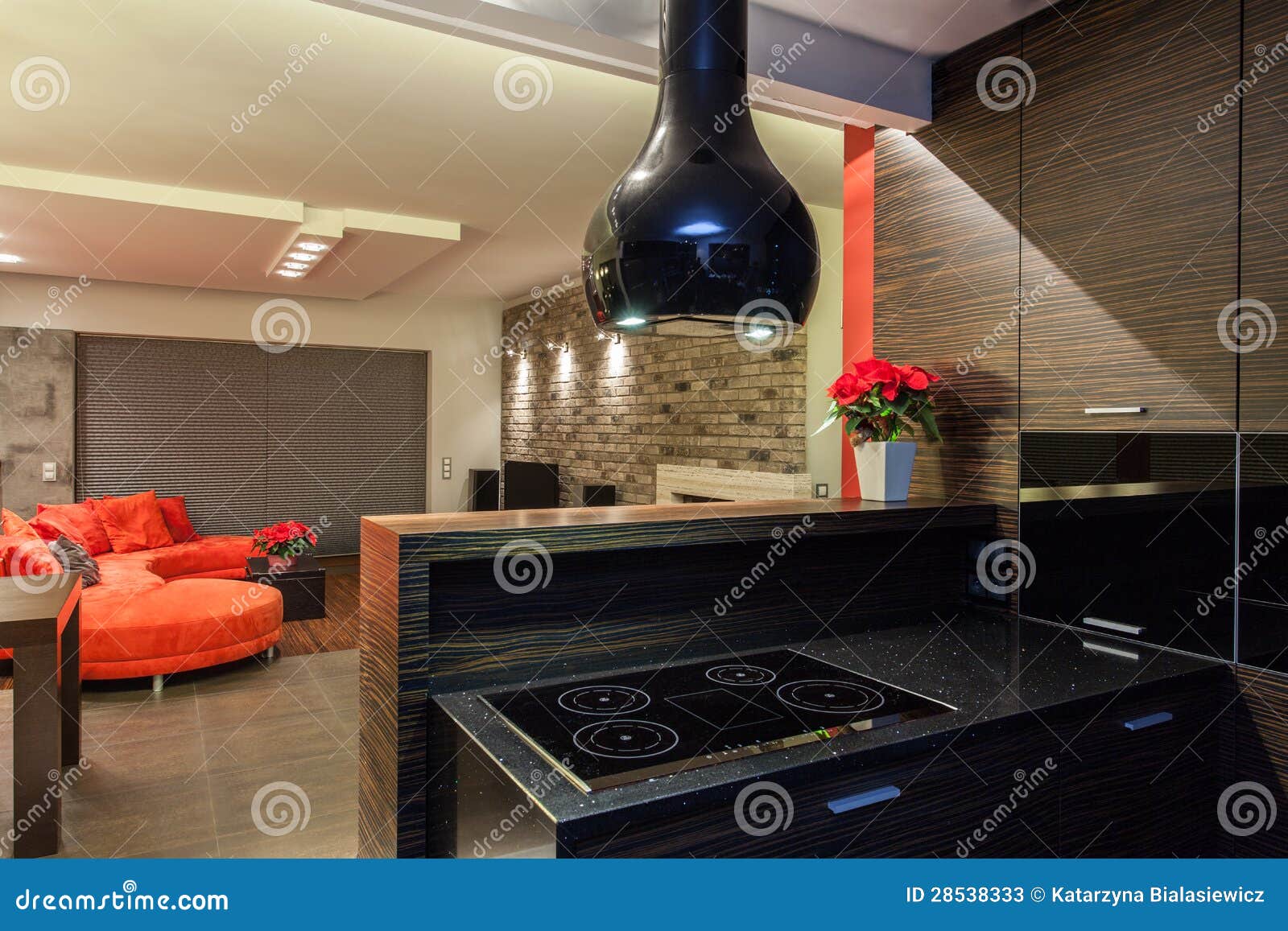 Ruby House - View from Kitchen Stock Image - Image of kitchen ...