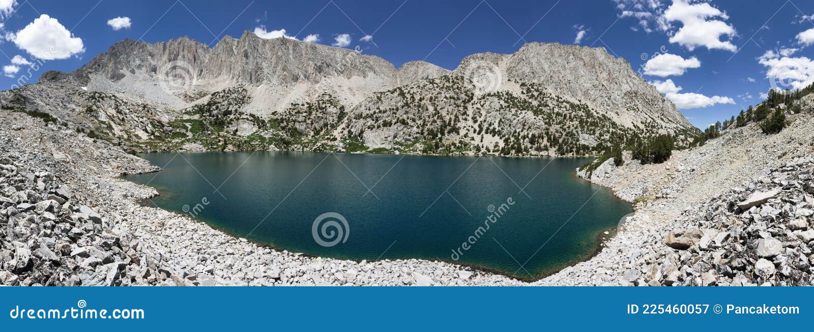 Ruby Lake Panorama stock image. Image of pass, california - 225460057