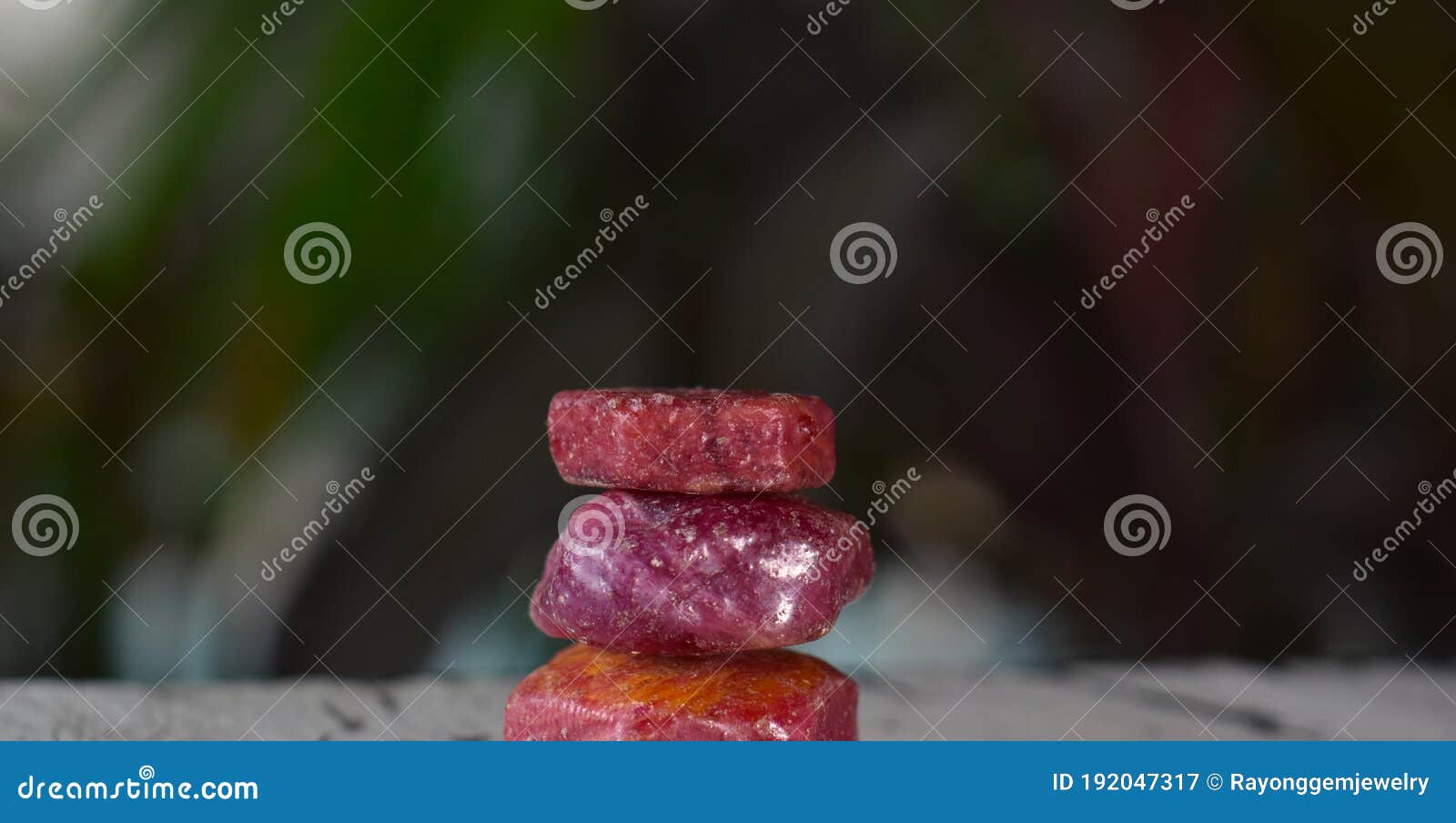 Ruby is a Large Cube. Red Gemstones are Rare and Have Expensive, Stock ...