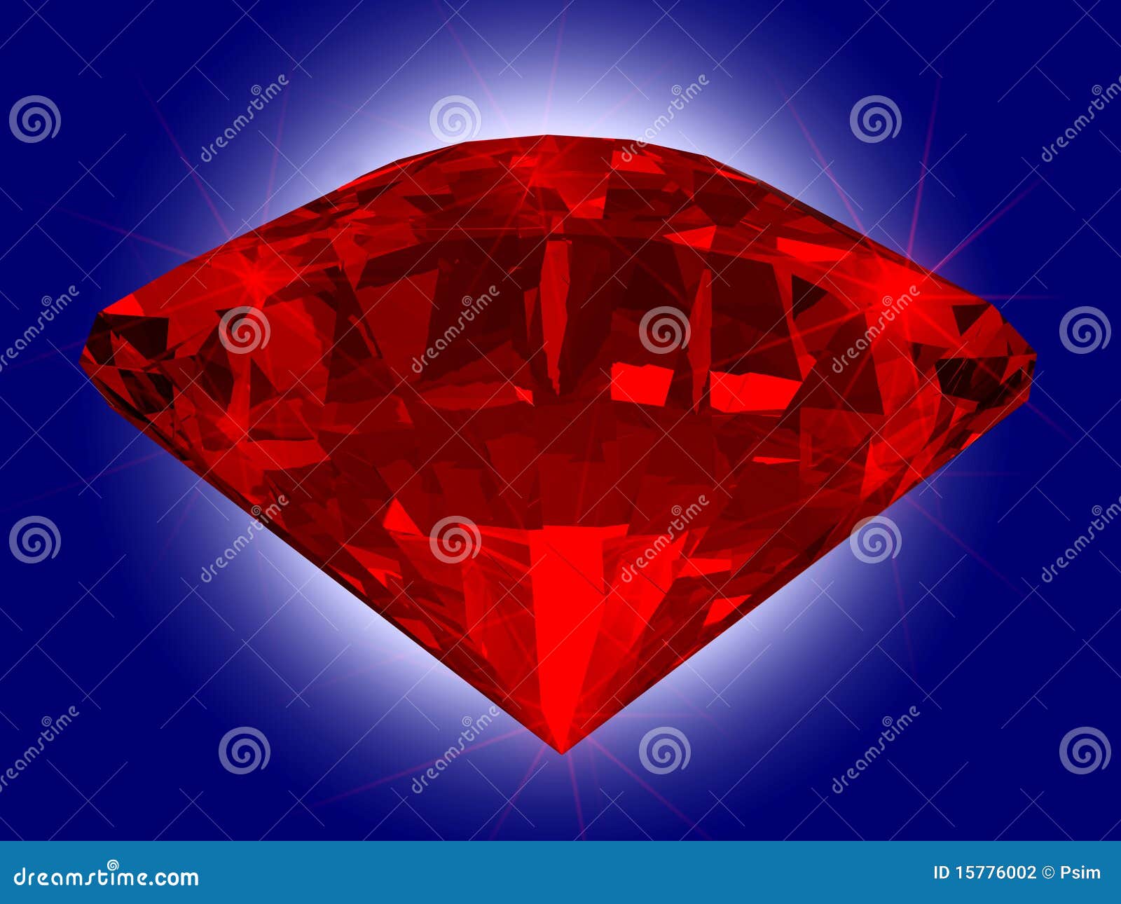 Ruby in the light stock illustration. Illustration of shadow - 15776002