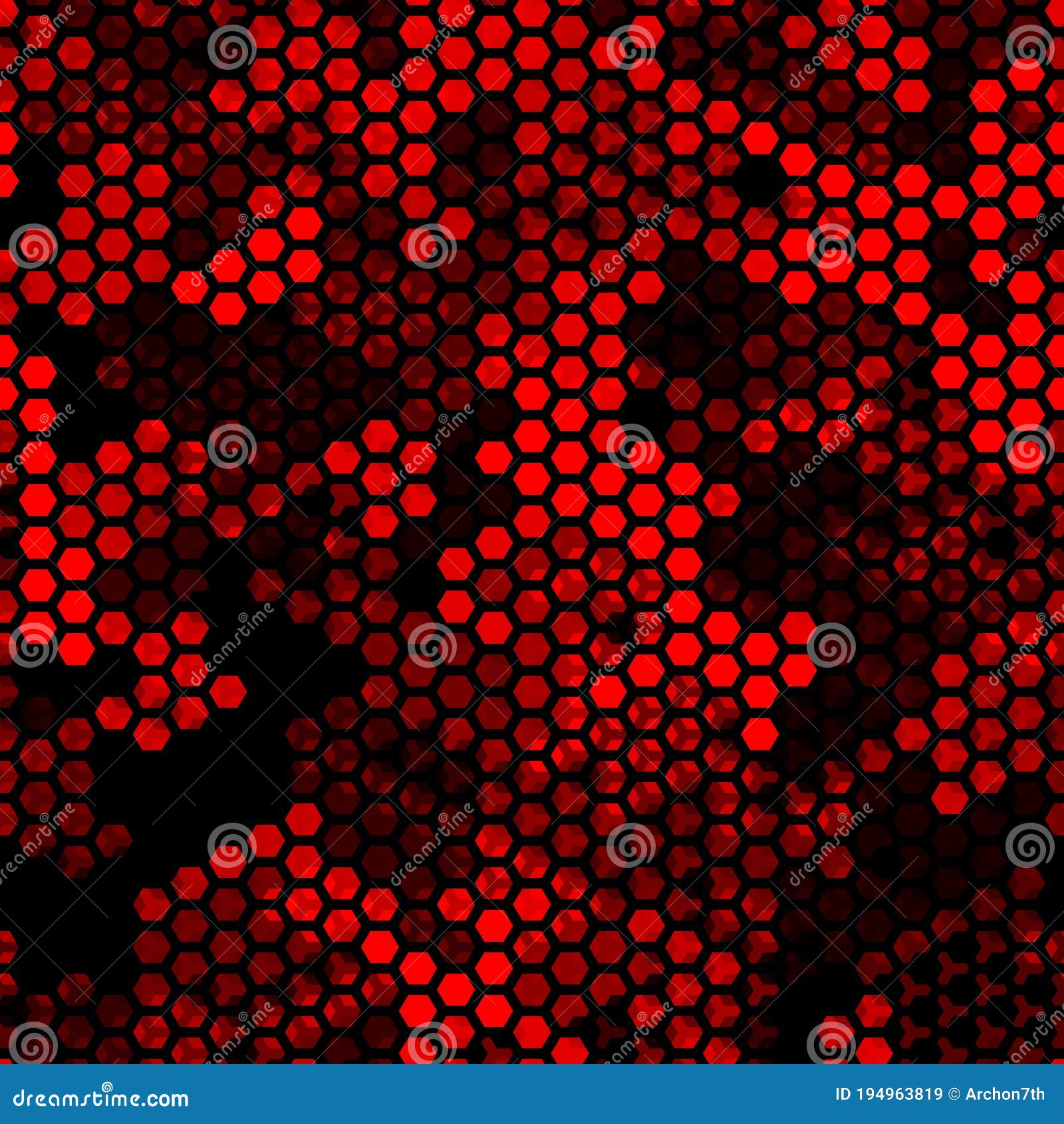 Ruby Pattern of Triangles, Hexagons, Squares. Red, Maroon, Black Colors ...