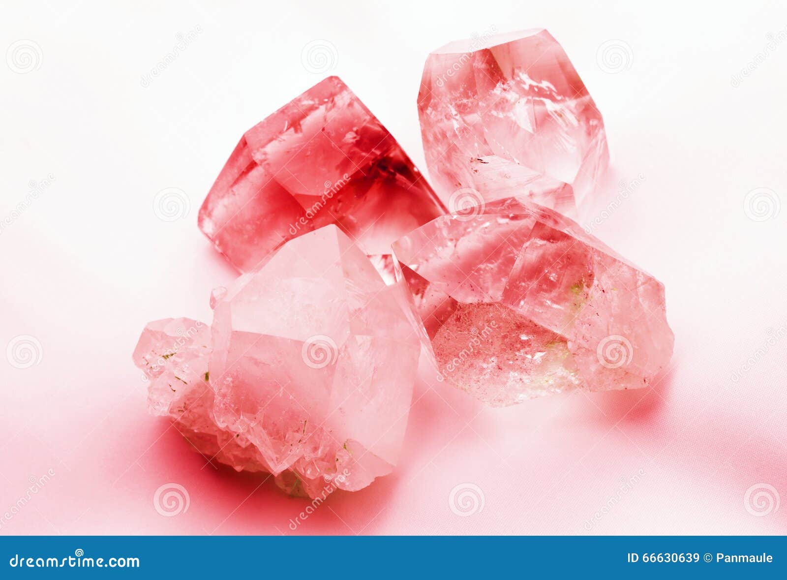 Ruby Red Colored Quartz Crystals Stock Image - Image of pretty ...
