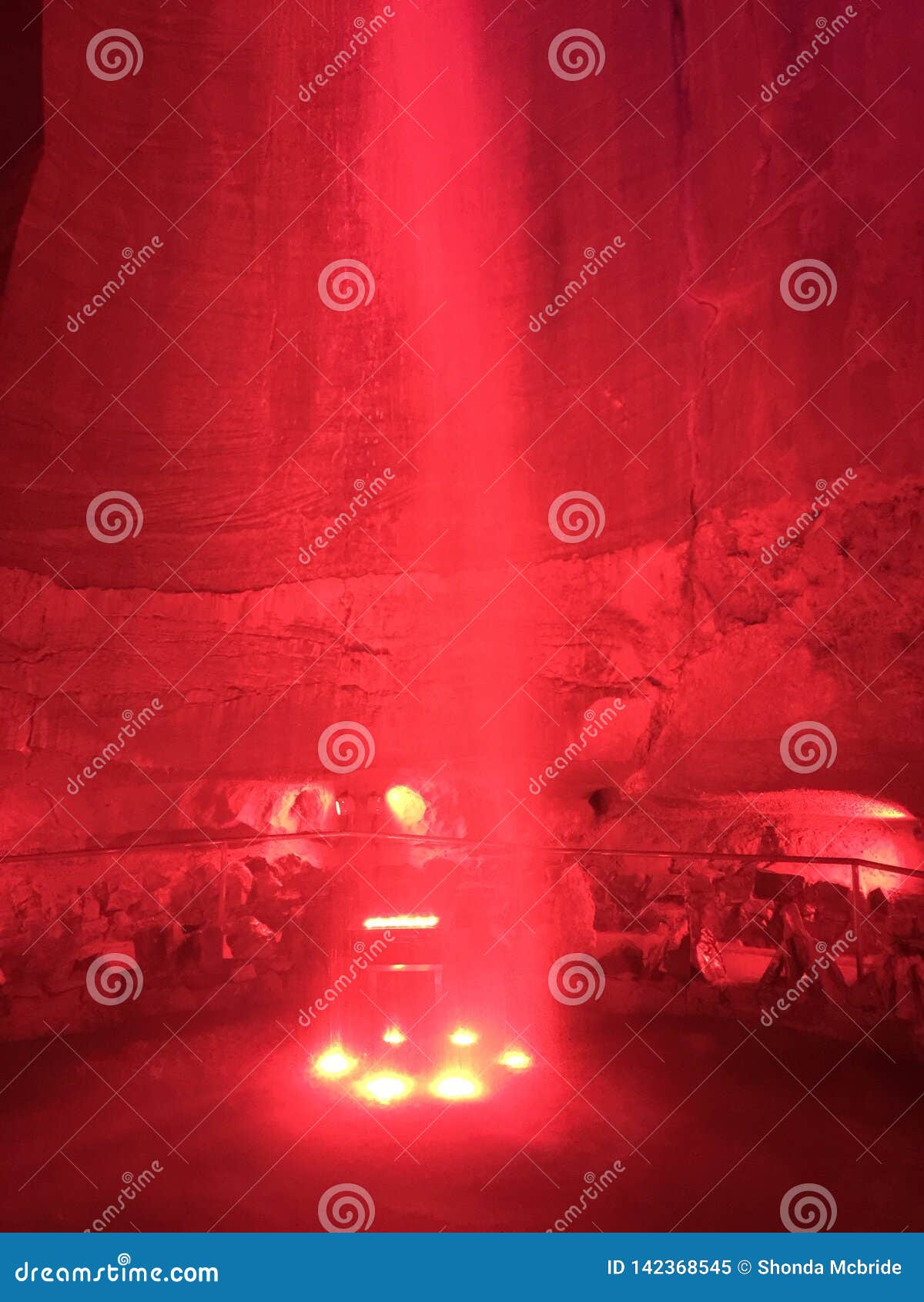 Ruby Red Waterfall stock image. Image of ruby, cave - 142368545