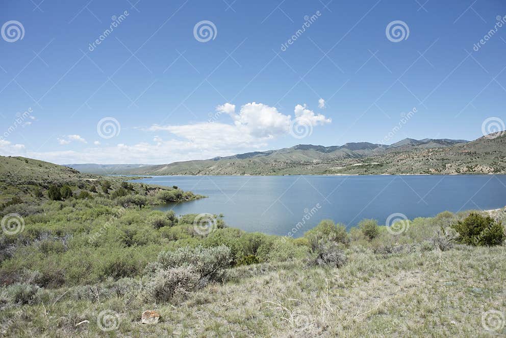 Ruby Reservoir stock photo. Image of season, forest, peaceful - 31748812