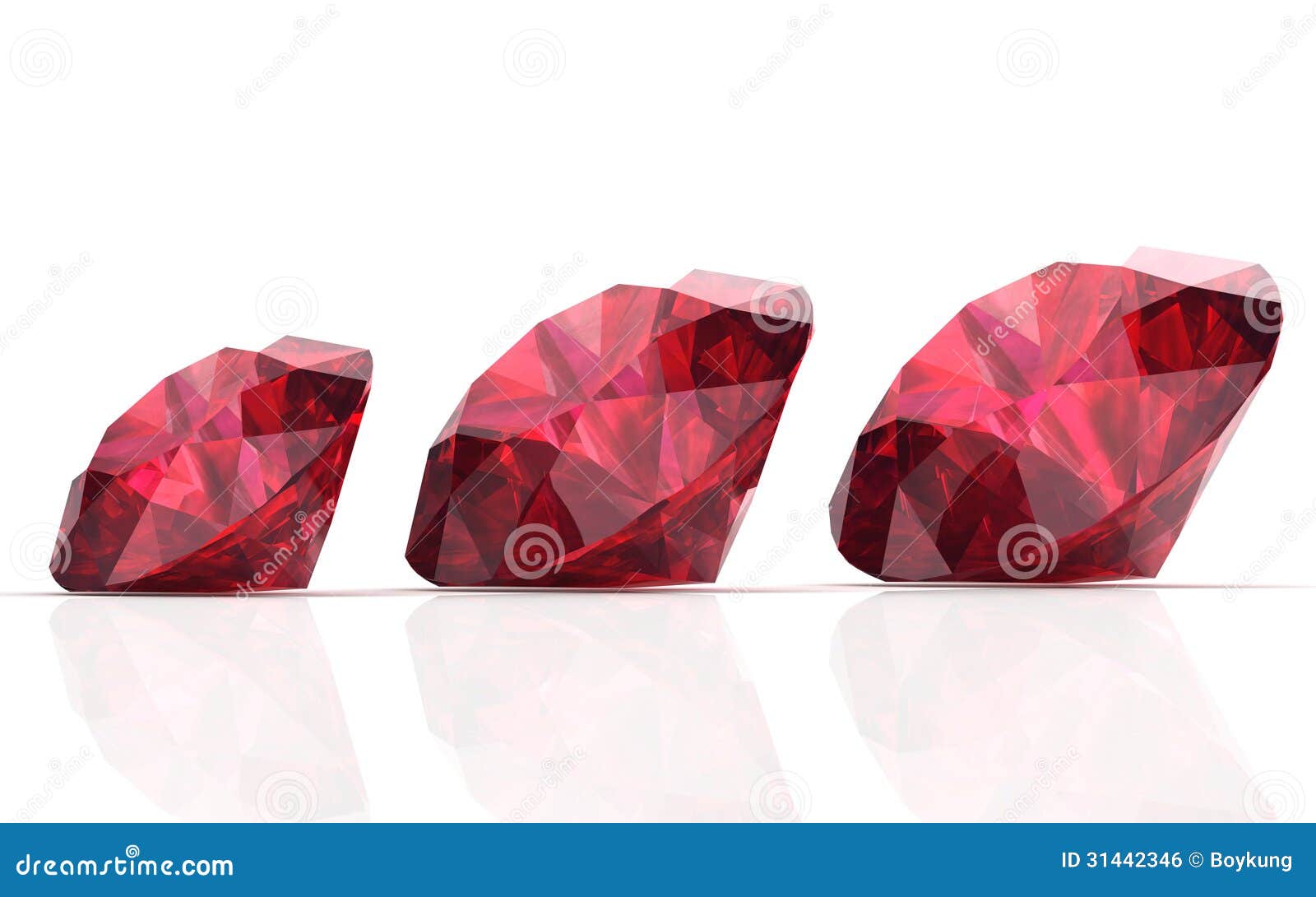 Ruby Or Rodolite Gemstone Funny Cartoon Character. Ruby Heart-cut ...