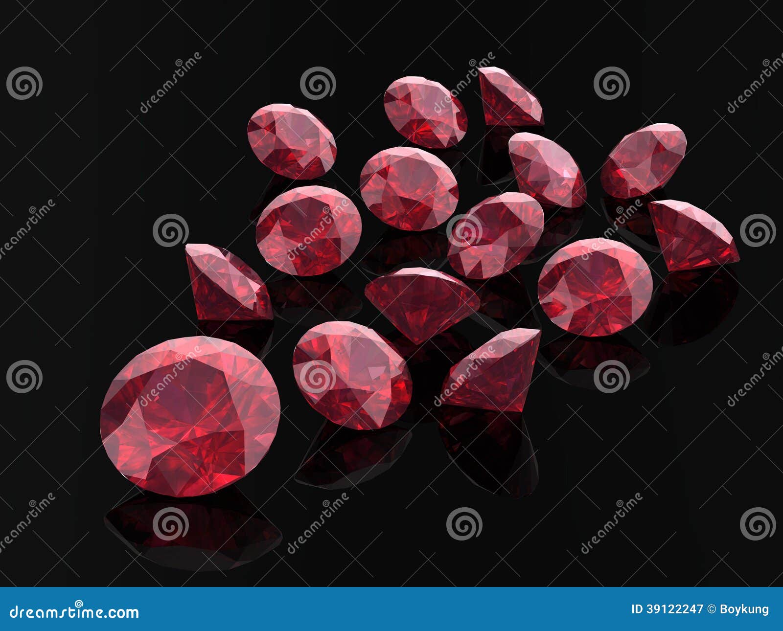 Ruby Or Rodolite Gemstone Funny Cartoon Character. Ruby Heart-cut ...