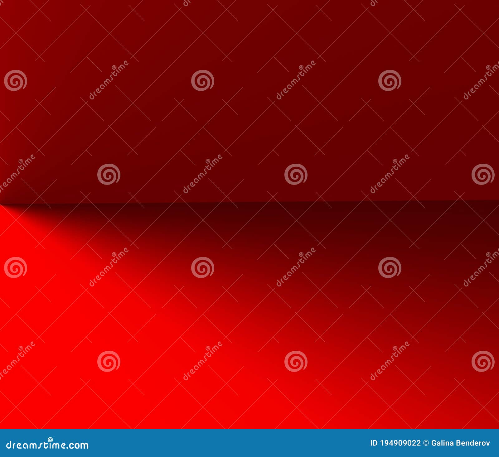 Bright Red Gradient. Ruby Sheen. Stock Illustration - Illustration of ...