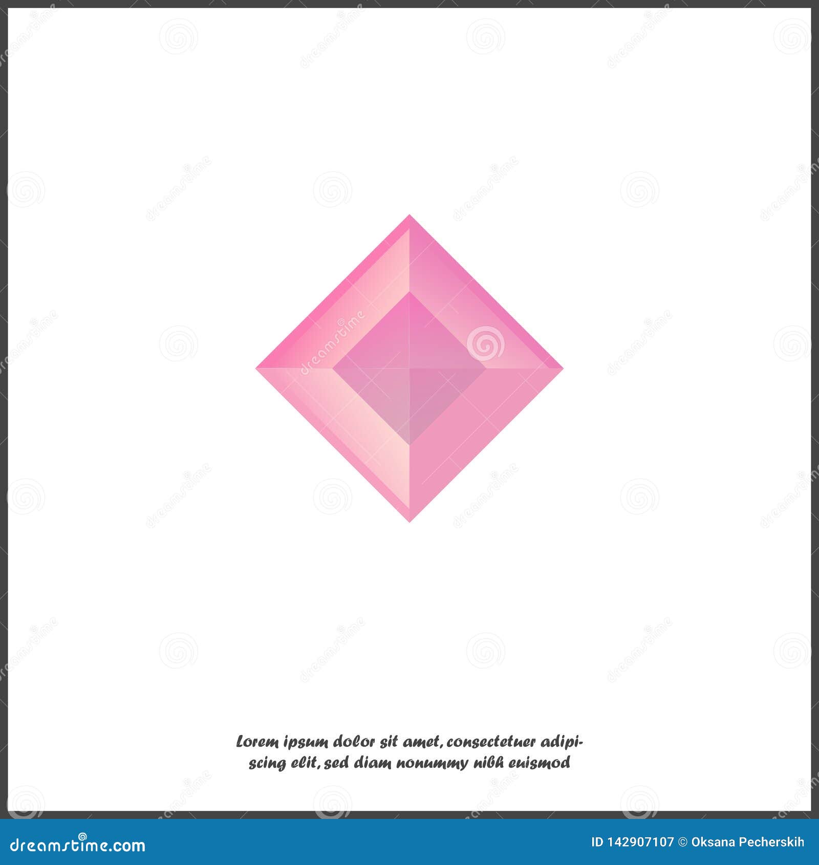 Ruby Vector Icon. Icon Gemstone Ruby on White Isolated Background Stock ...