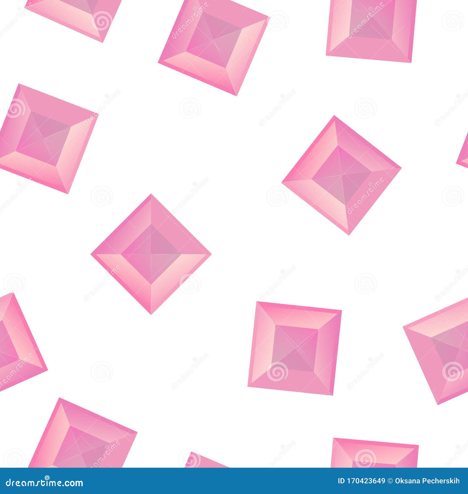 Ruby Vector Icon. Icon Gemstone Ruby Seamless Pattern on a White ...