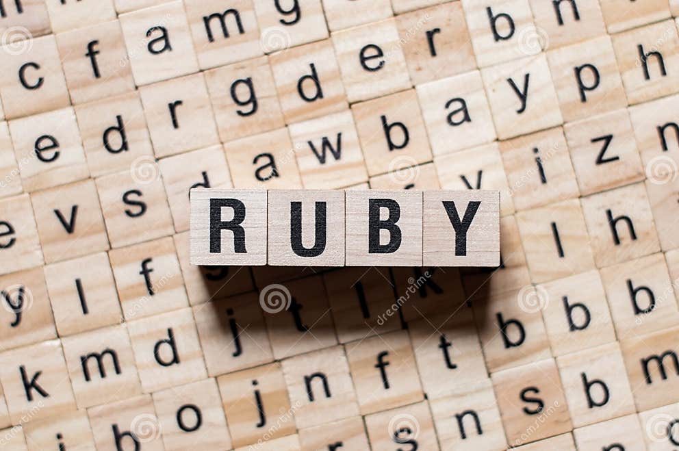 Ruby word concept stock photo. Image of engine, master - 143183544