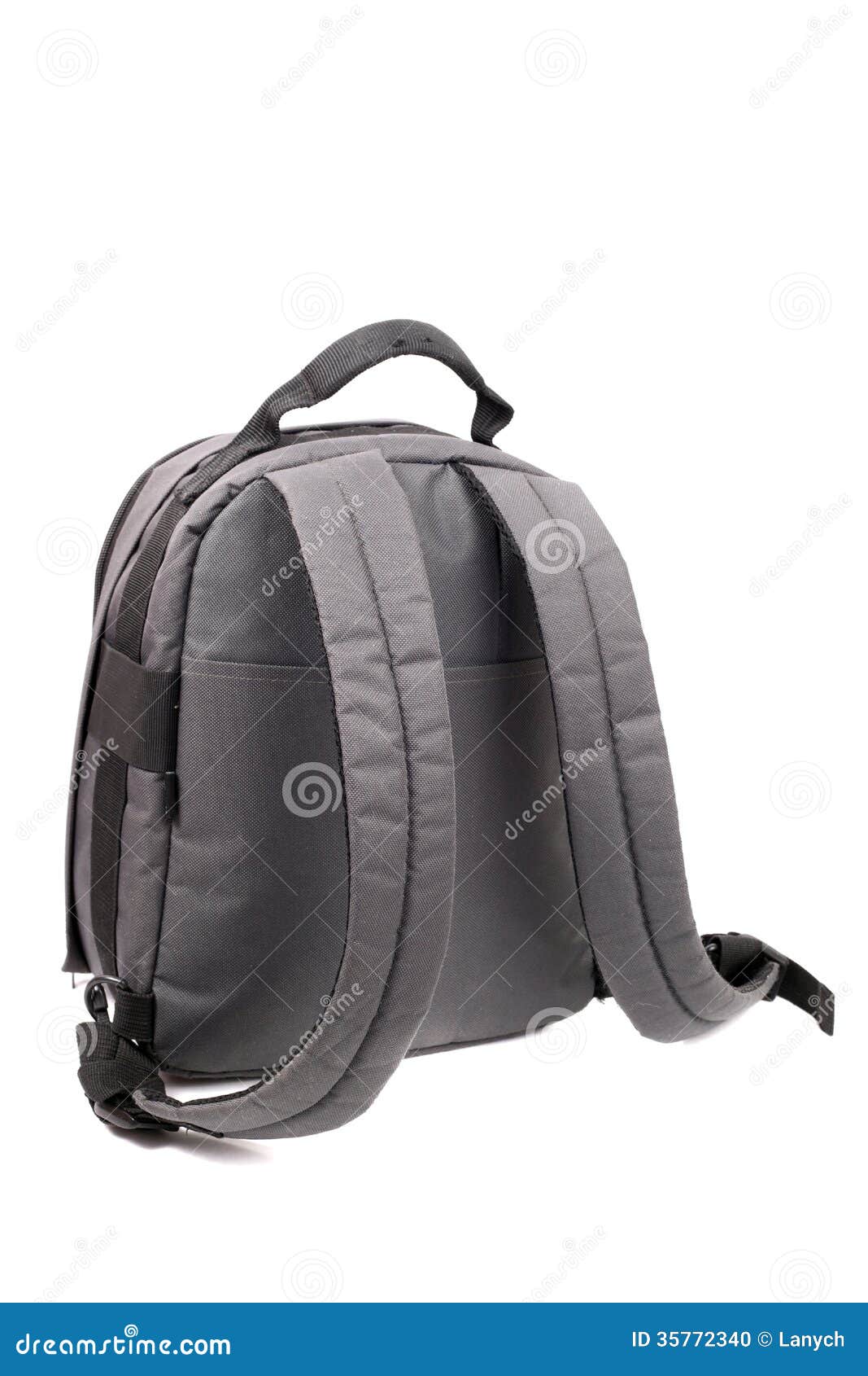 Rucksack grey stock photo. Image of outdoors, grey, outdoor - 35772340