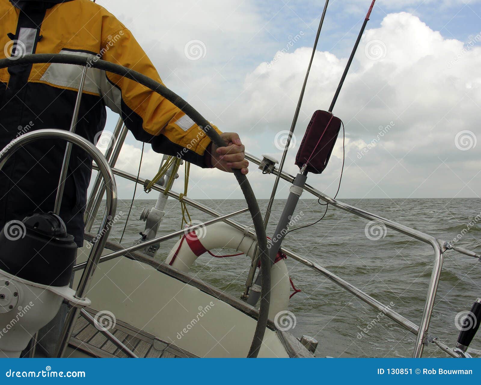 Rudder stock image. Image of ocean, ship, rigging, steering - 130851