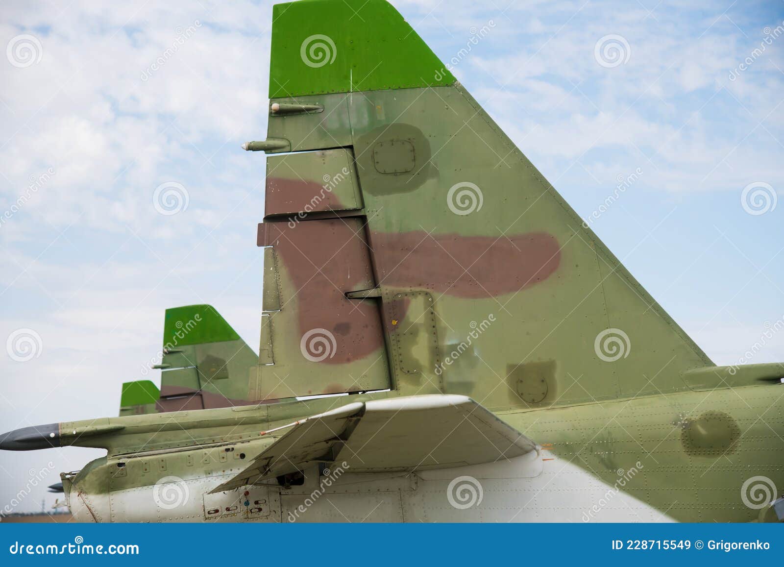 The rudder of the aircraft editorial stock image. Image of ...