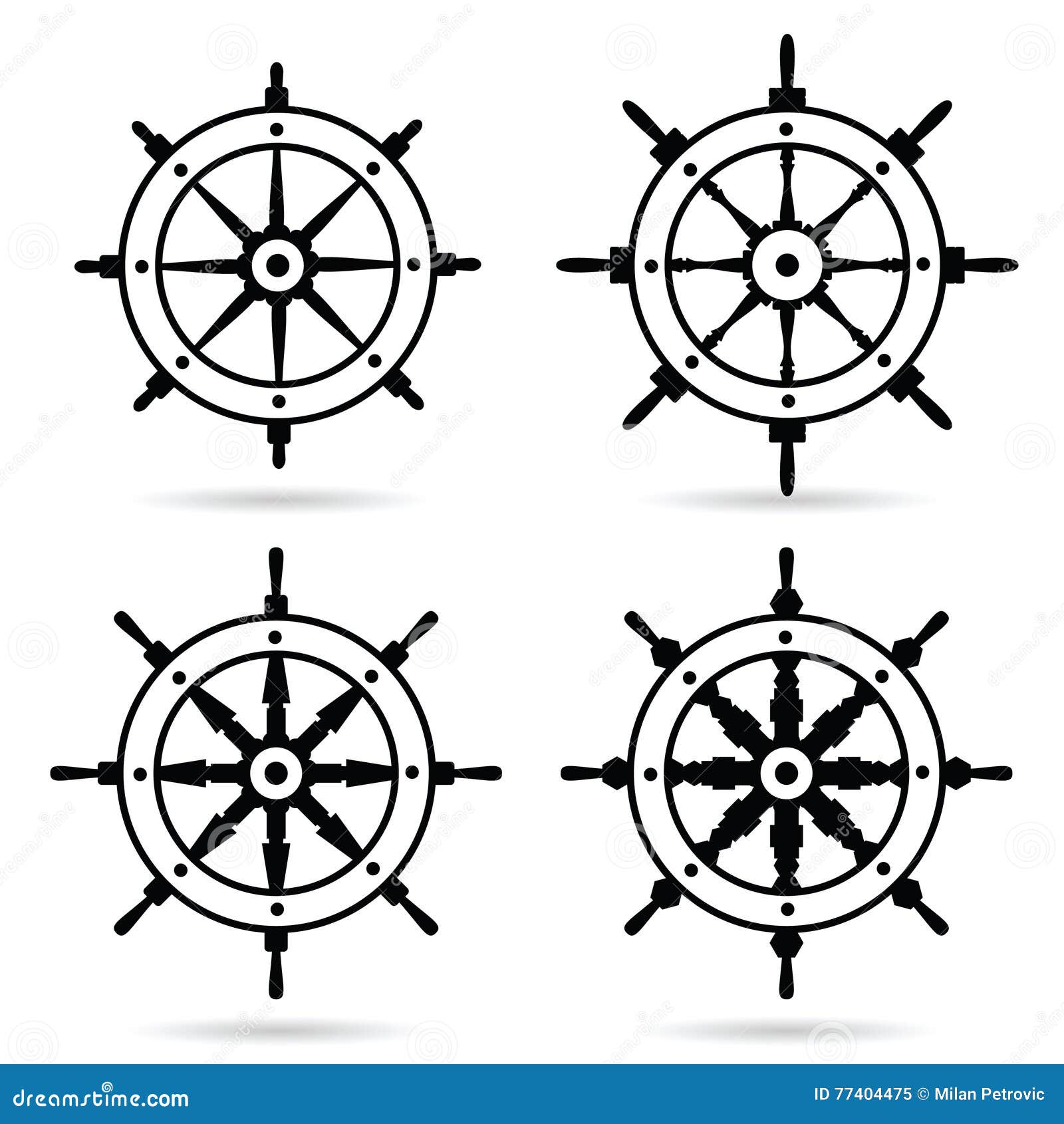 Car Rudder Color Icon Vector Illustration | CartoonDealer.com #197447572