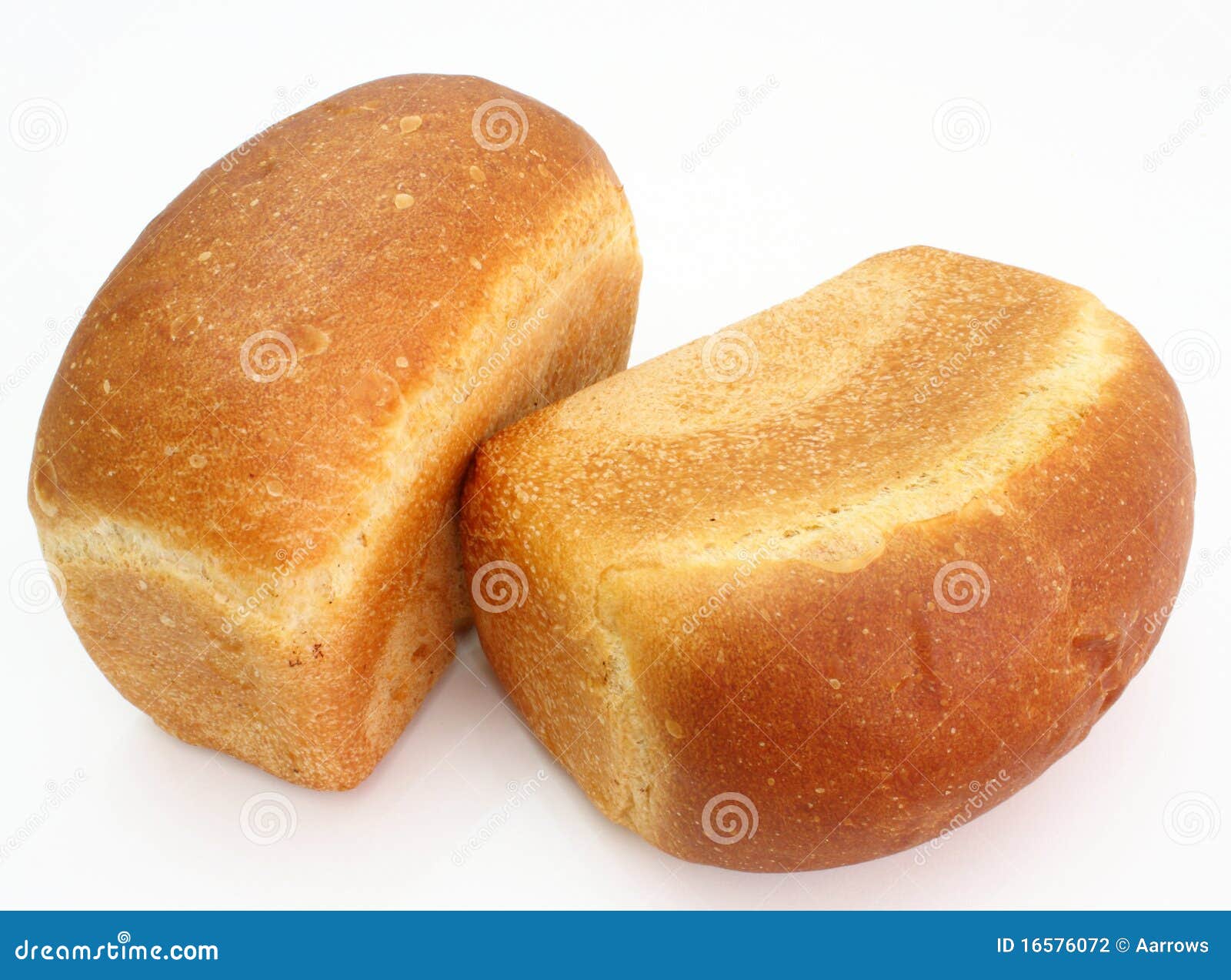 Wheaten Long Loafs. Traditional Baked White Bread With Seeds. Stock ...