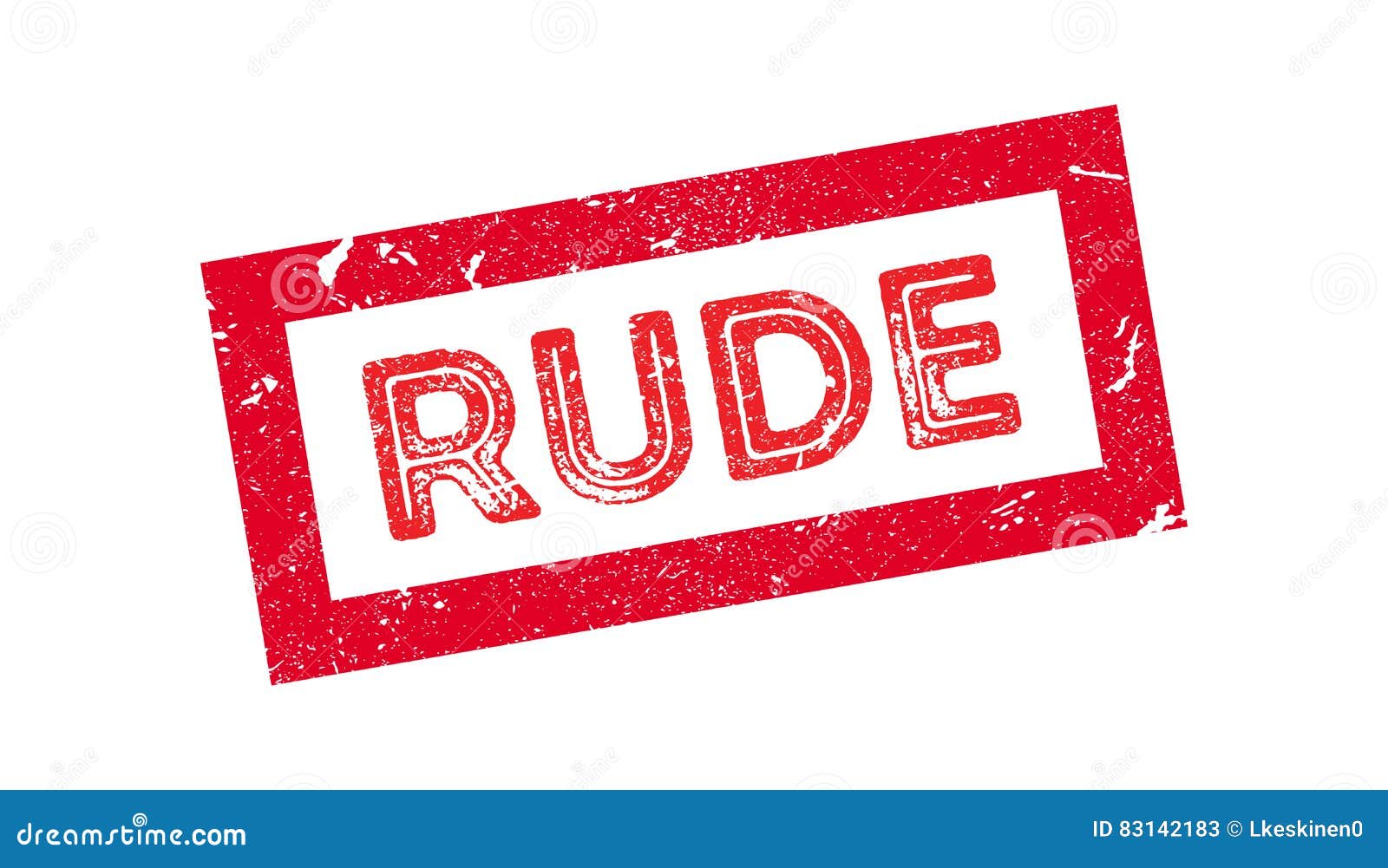 Rude rubber stamp stock illustration. Illustration of abuse - 83142183