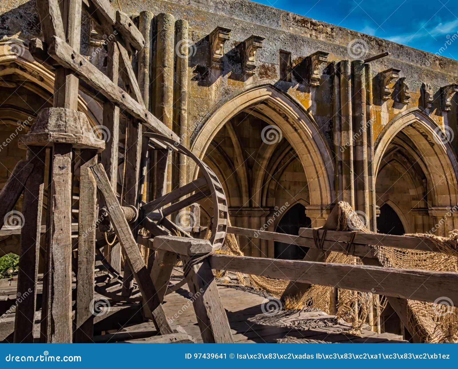 Rudimentary Construction Techniques Stock Image - Image of craft ...