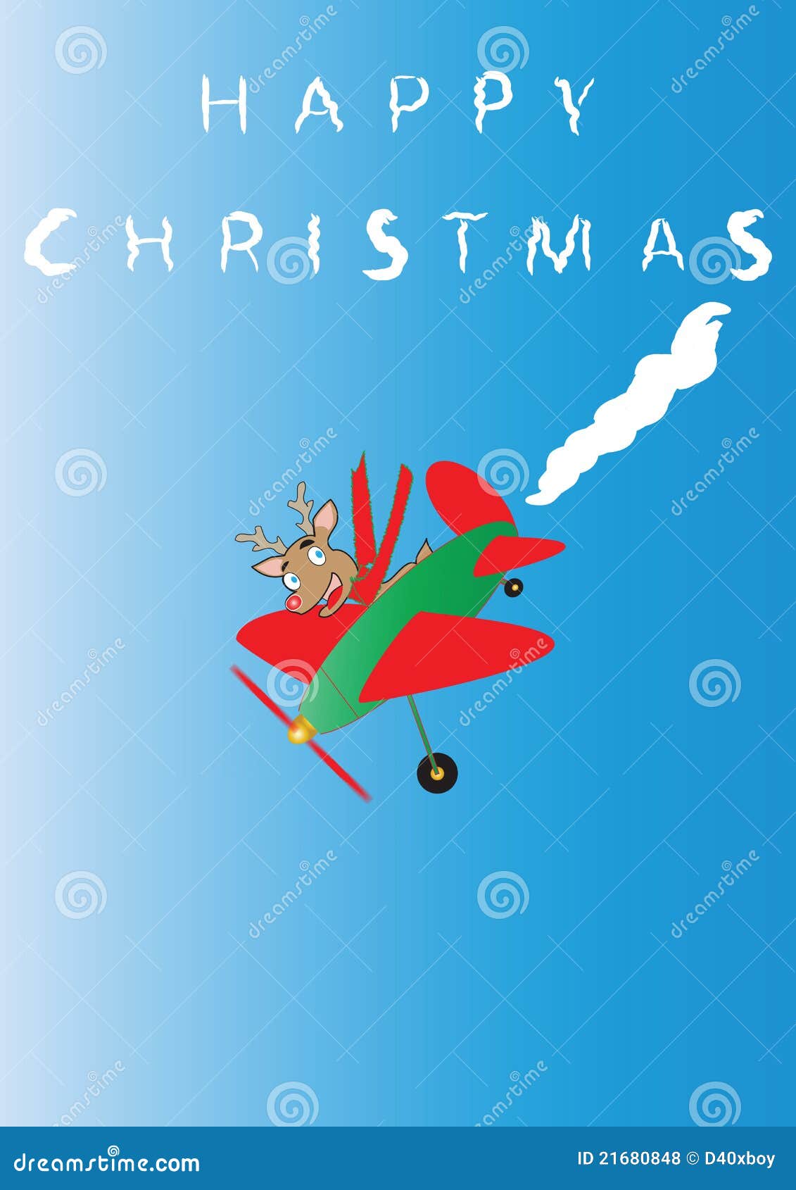 Rudolf das Ren vektor abbildung. Illustration von gerochen - 21680848