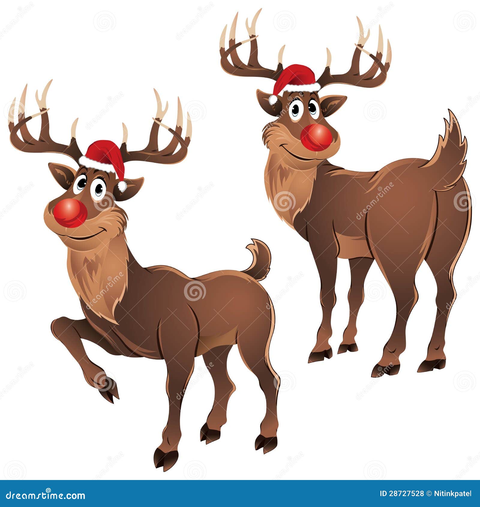 Baby Rudolf Weaving 01 Vector Illustration | CartoonDealer.com #198983106