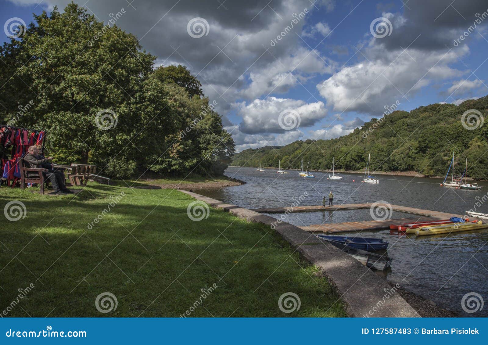 Rudyard Lake, England - a Sunny Day. Stock Image - Image of sunshine ...