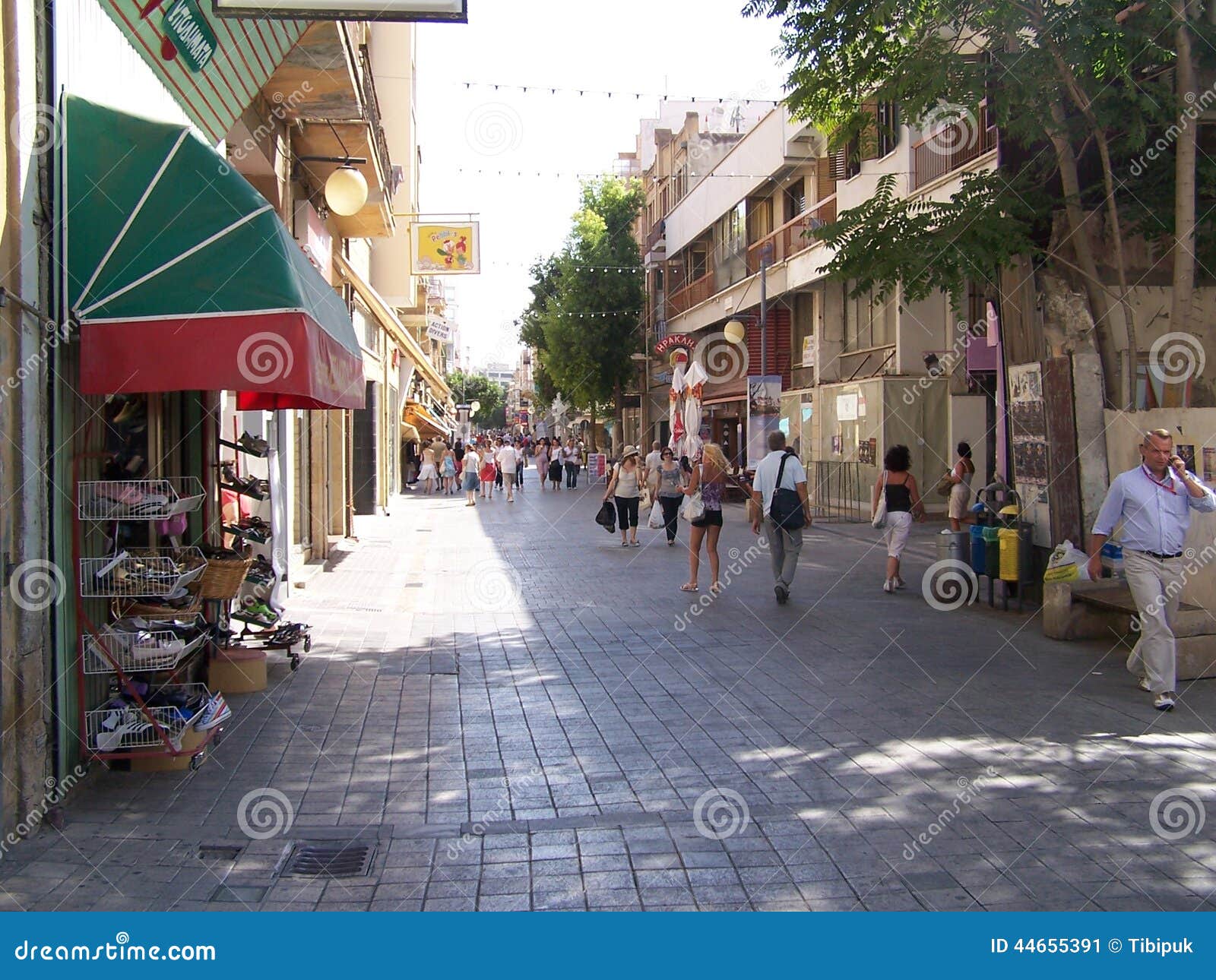 Rue De Ledra à Nicosie Chypre Photo éditorial - Image du chypre ...