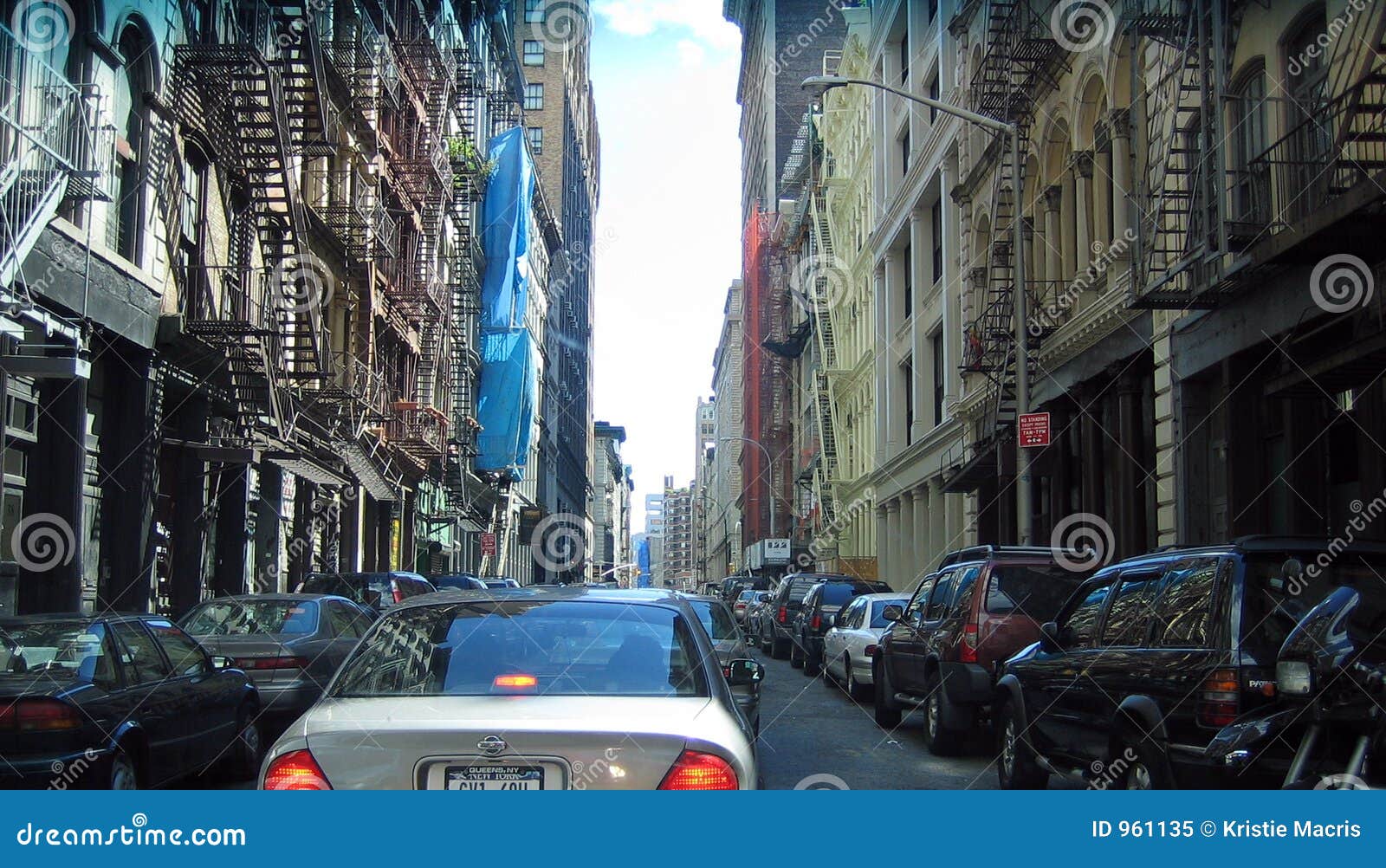 Rue de New York City image éditorial. Image du downtown - 961135