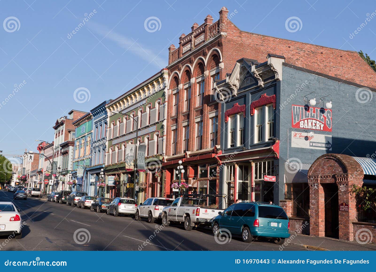 Rue Historique Type Victoria Canada Photo stock éditorial - Image du ...
