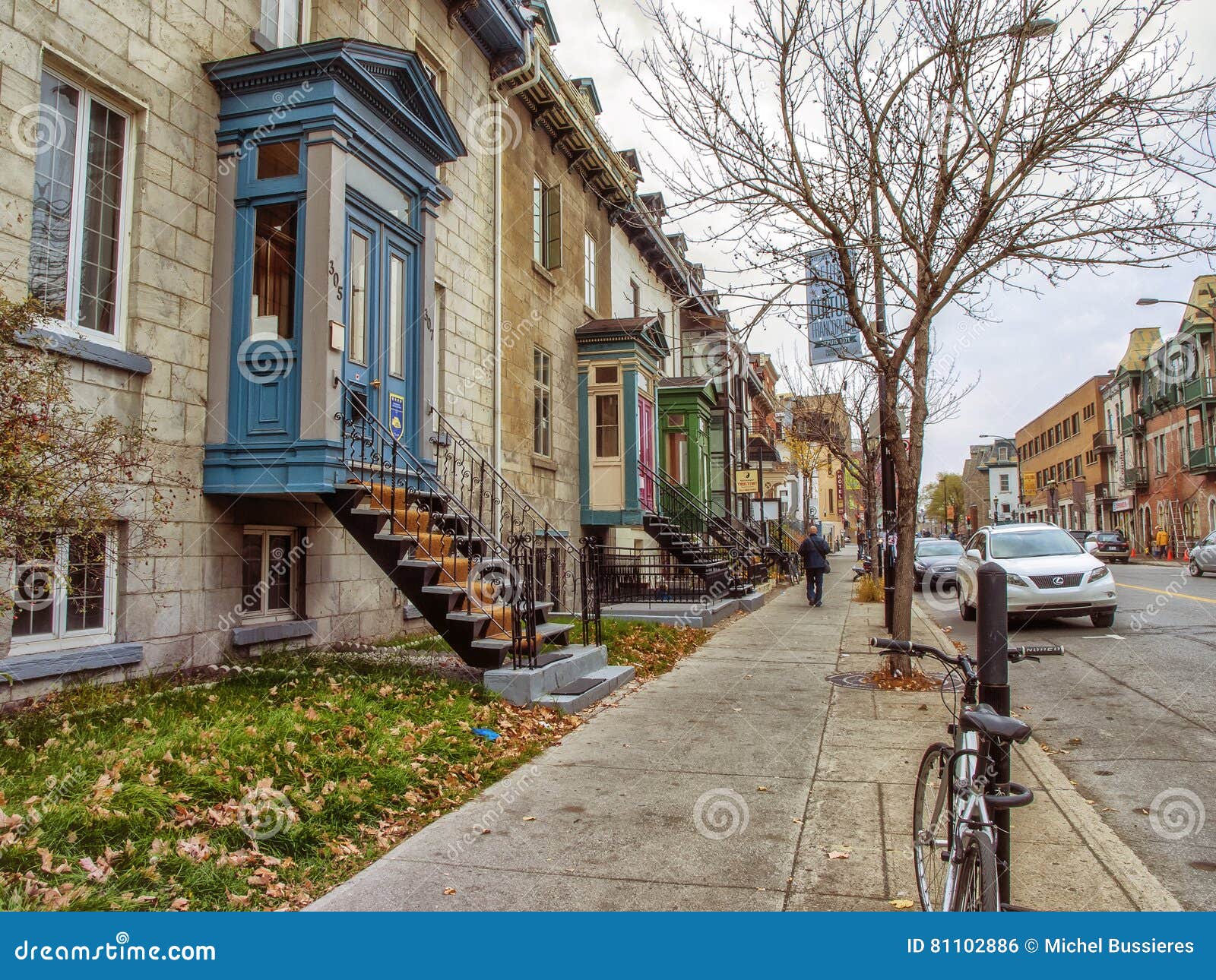 Rue Montréal d'Ontario photo éditorial. Image du dernier - 81102886
