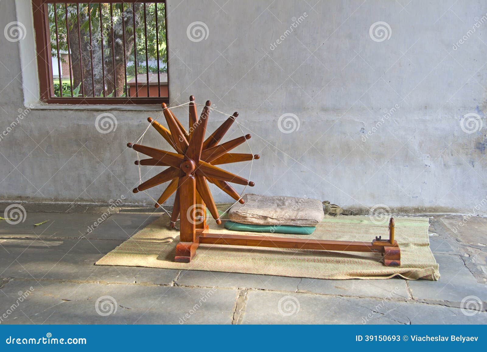 Rueca En El Ashram De Sabarmati Foto de archivo editorial - Imagen de ...