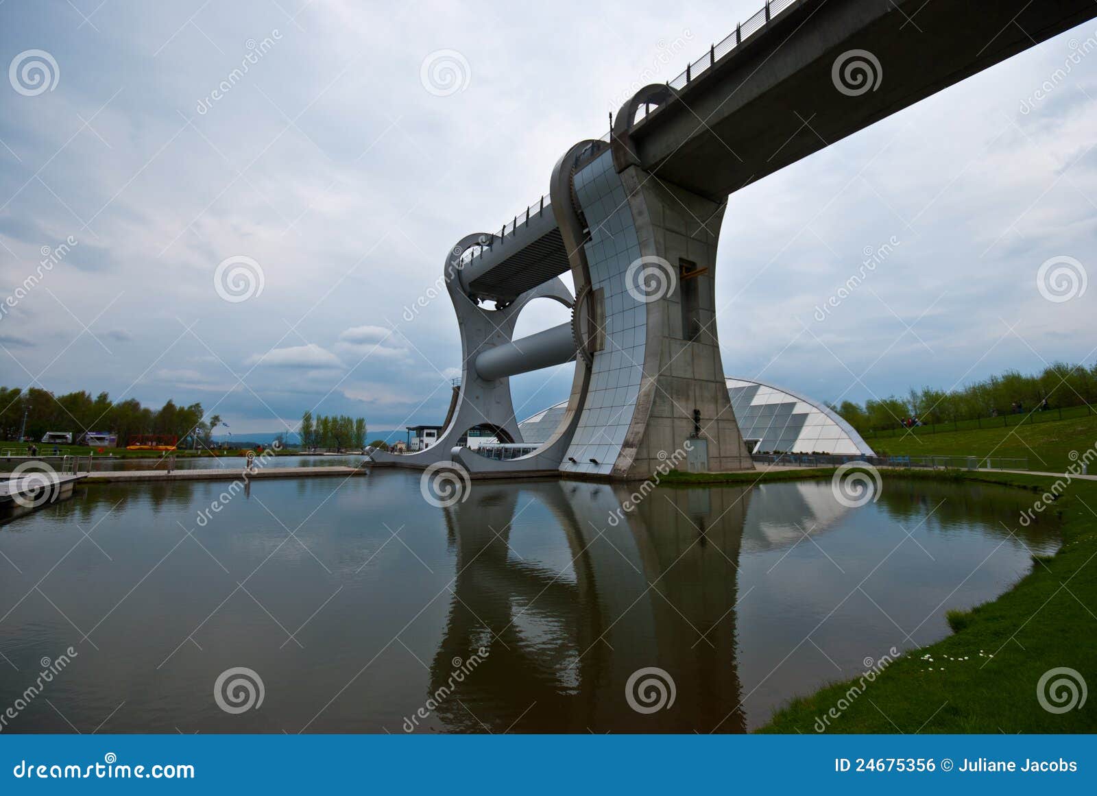 Rueda de Falkirk foto de archivo. Imagen de escocés, monumento - 24675356