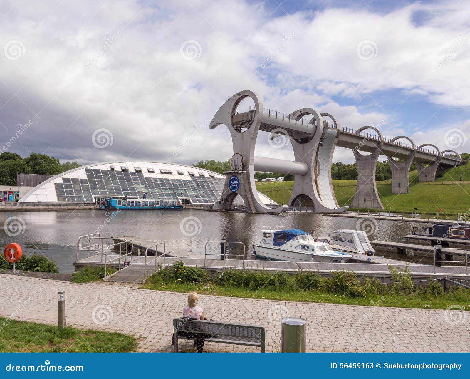 Rueda de Falkirk foto de archivo editorial. Imagen de famoso - 56459163