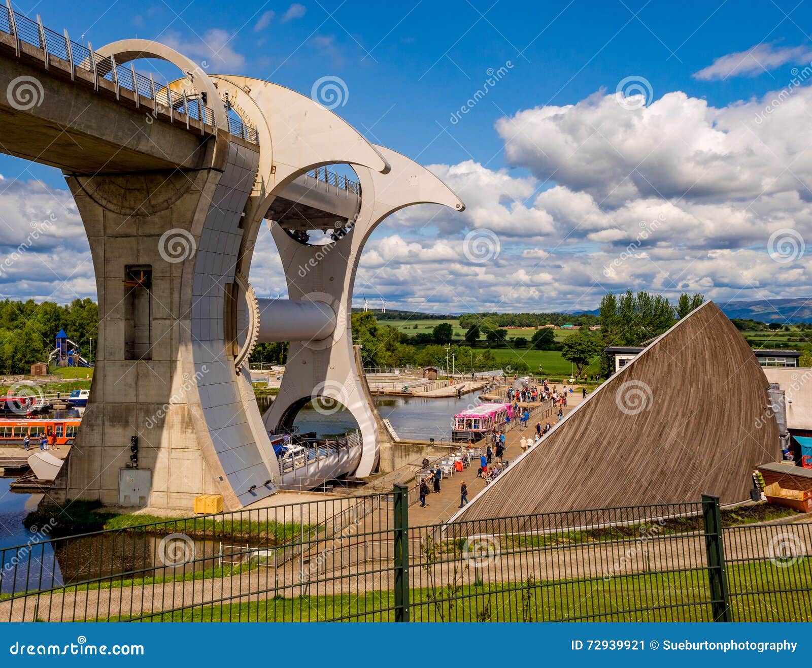 Rueda de Falkirk foto editorial. Imagen de rueda, ocio - 72939921