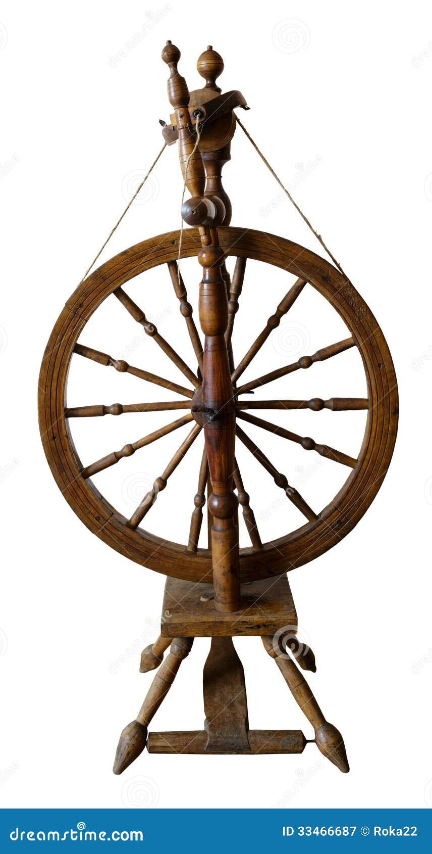 Rueda de hilado vieja imagen de archivo. Imagen de salir - 33466687