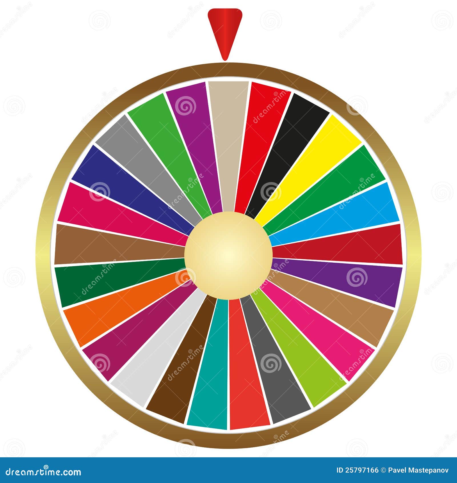 Rueda de la fortuna ilustración del vector. Ilustración de figura ...