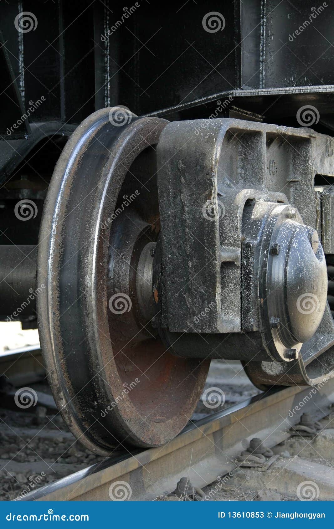 Rueda del tren imagen de archivo. Imagen de metal, pesado - 13610853