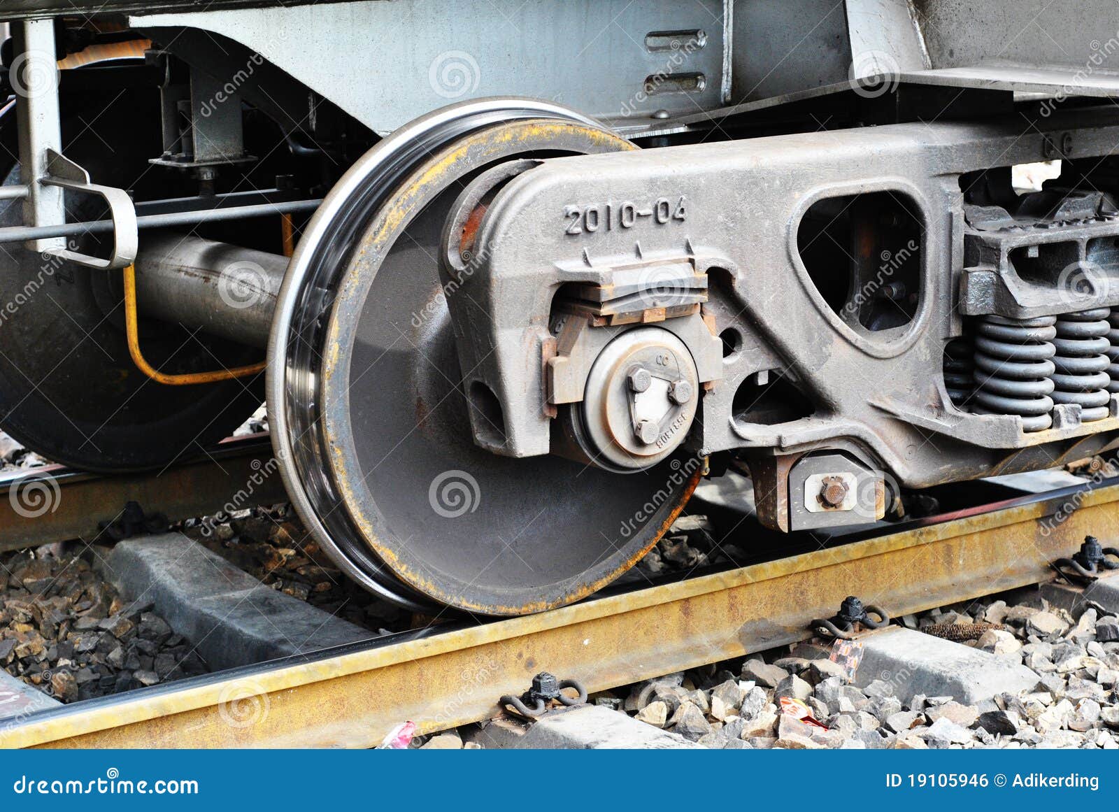 Rueda del tren foto de archivo. Imagen de carriles, pista - 19105946
