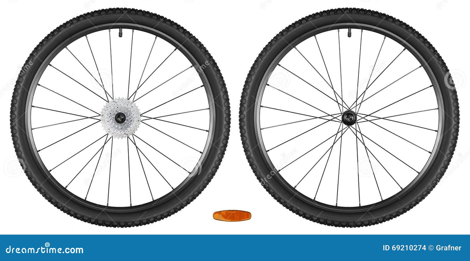 Ruedas de bicicleta foto de archivo. Imagen de acero - 69210274