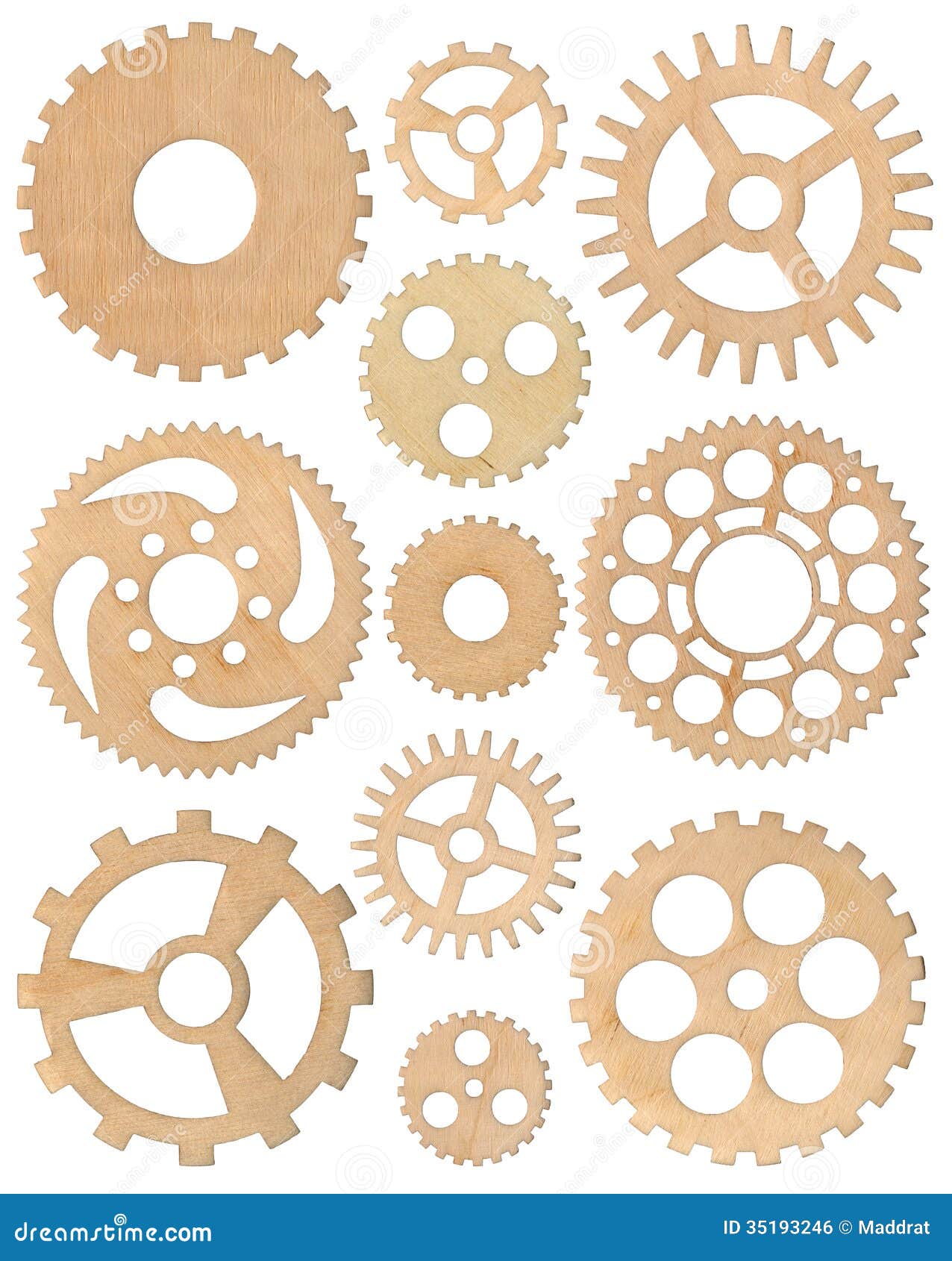 Ruedas Dentadas De Madera Fijadas Foto de archivo - Imagen de equipo ...