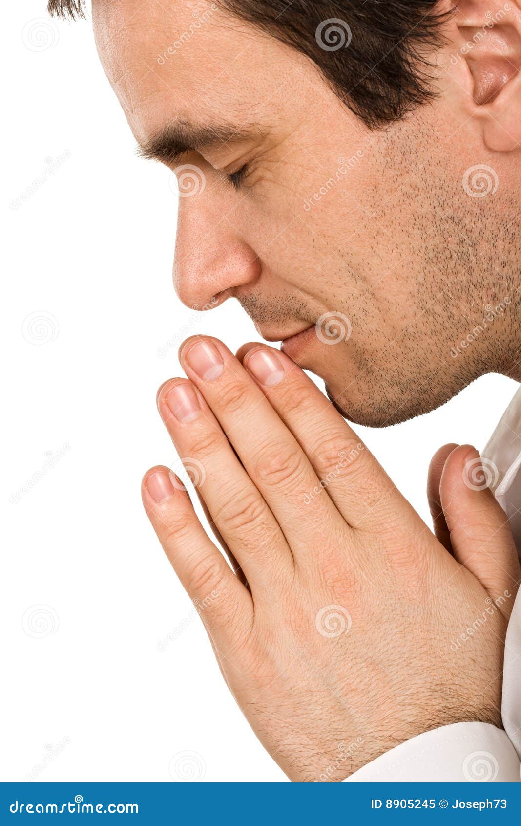 Ruegue al párroco imagen de archivo. Imagen de religioso - 8905245