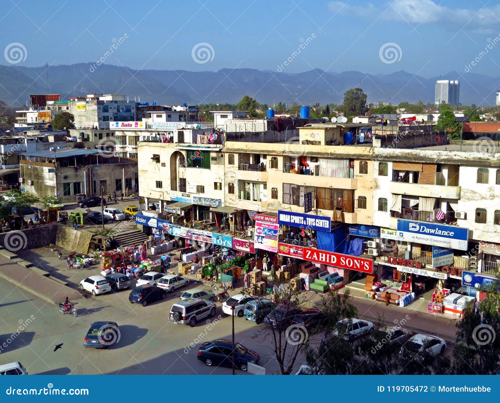Rues D'Islamabad, Capitale Du Pakistan Photographie éditorial - Image ...