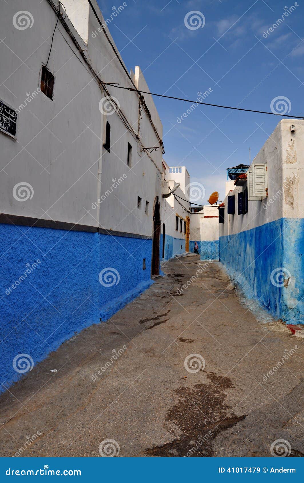 Rues de Rabat, Maroc image stock éditorial. Image du construction ...
